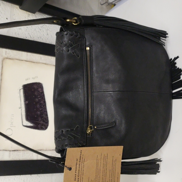 Clever Carriage Company | Bags | Nwt Cleaver Carriage Black Leather ...